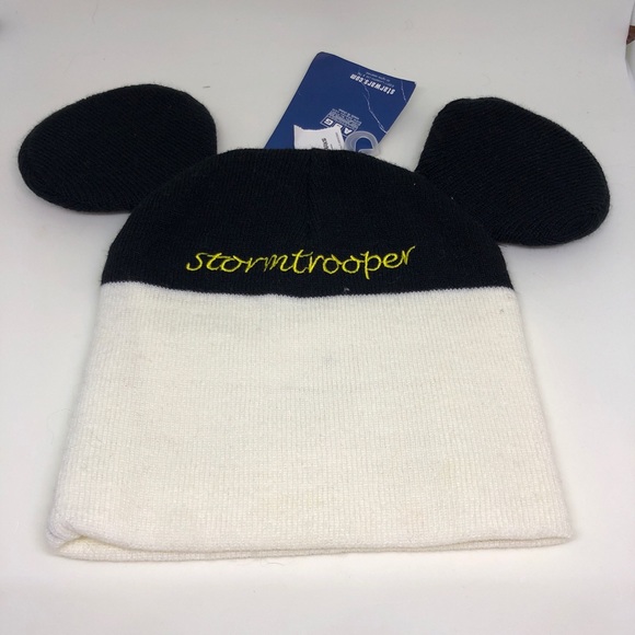 Disney | Other | Disney Storm Trooper Winter Hat Mickey Mouse Ears ...